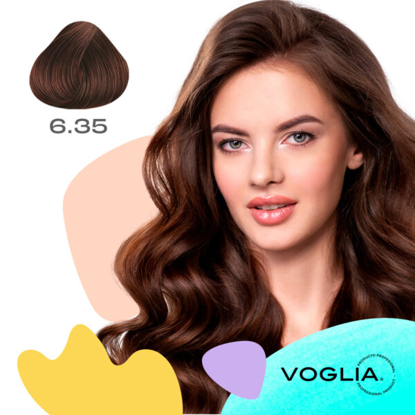 Tinte para cabello 6.35 Rubio Oscuro Dorado Caoba – Violeta Nails