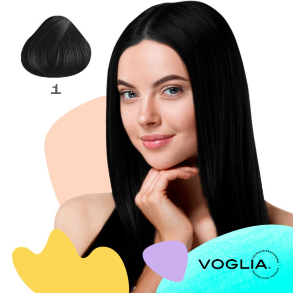Tinte para cabello 1 Negro – Violeta Nails